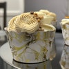 New Eucalyptus With Gold Foil Accents Wrappers , Rustic Cupcake ...