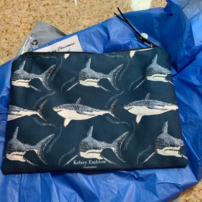 A5 Spiral Notebook, Great White Shark Journal, Lined or Graph Pages ...