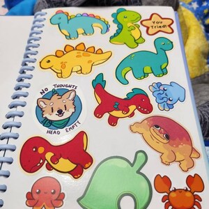 Chonky Spinosaurus STICKER - Etsy