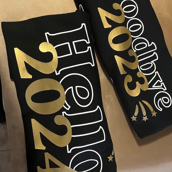 Au revoir 2024 Bonjour 2025 PNG SVG, Png de bonne année scintillant ...