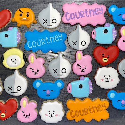 BTS Cookie Cutter Set - Etsy