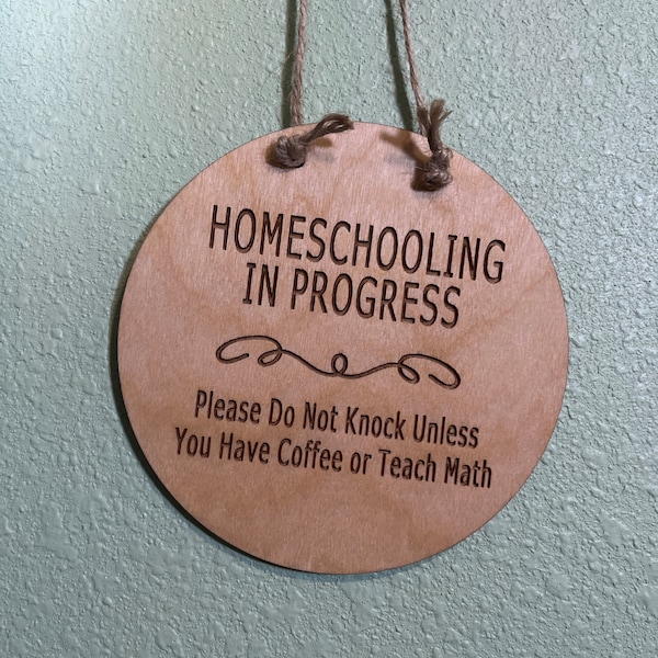 CUSTOMIZABLE Homeschool Distance Learning Front Porch Sign - Etsy