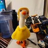 PATTERN ONLY Crochet Desk Goose PDF Pattern, Bonus: Rain Hat and Poncho ...