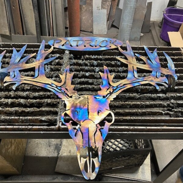 Plasma Cuttable Buck Skull - Etsy