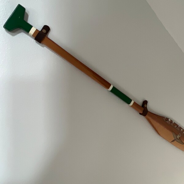Leather Canoe Paddle Hanger - Etsy