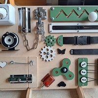 Large Sensory Adult Wall Panel Busy Board, Ccupational Therapy Gifts ...