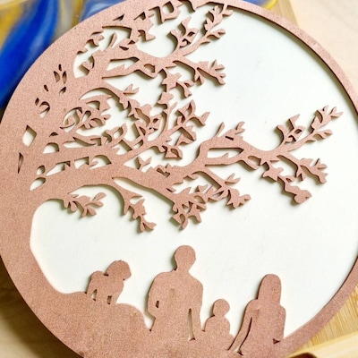 Tree Branches Dxf, Autumn Tree Svg, Tree of Life Interior Decor, Svg ...