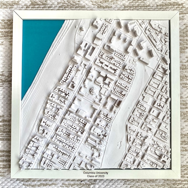Custom 3D College Graduation Gift | 3D Campus Map of Any College or ...