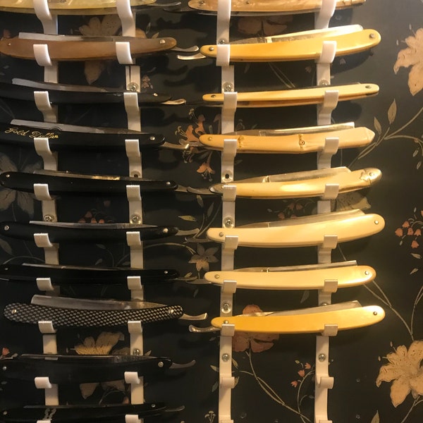 Straight Razor Landing Strips - Display Rack - Etsy