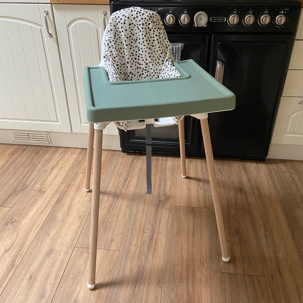 Wipeable Cushion Cover for IKEA Antilop Highchair - Dots on White - Etsy