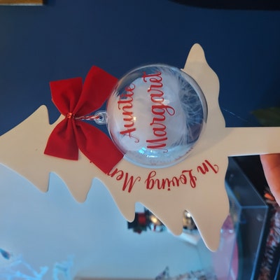 Grave Christmas Tree Grave Memorial Christmas Memorial - Etsy UK