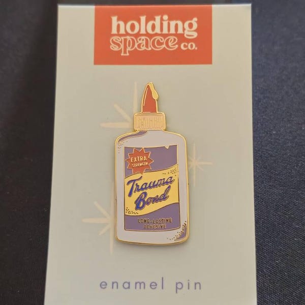 Trauma Bond Enamel Pin - Etsy
