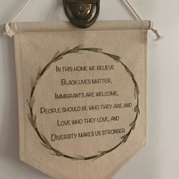 Inspirational Quote Canvas Banner: Etienne De Grellet, Laurel Wreath, I ...