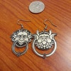 Labyrinth Door Knocker Earrings - Etsy
