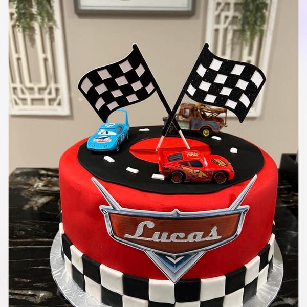 2D Minions Any Name/age Cake Topper | Theme Cake Topper | Customize ...