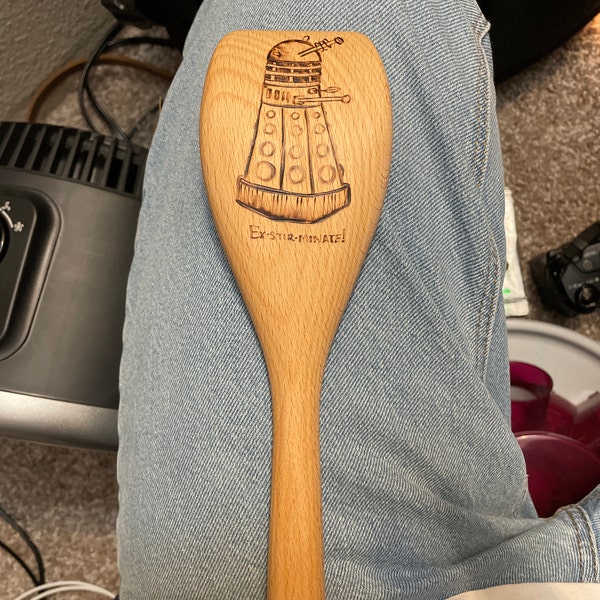 Doctor Who Inspired Wood Burned Spoon - Etsy