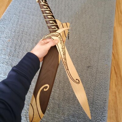 Orc Cleaver Sword/axe Lord of the Rings Sword Wooden 'bad Guy' Toy ...