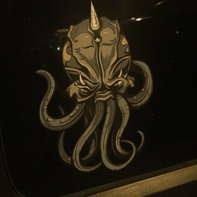 Cthulhu Sticker Laptop Decal Window Sticker Hp Lovecraft FREE SHIPPING ...
