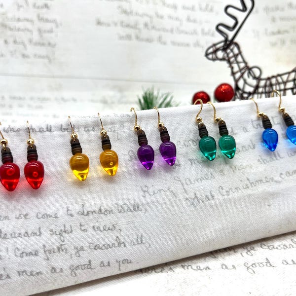 Dress It up Craft Charms TINY TREE TRIMMERS Christmas Lights Miniature ...