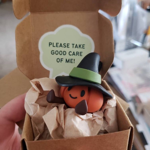 Lil Ghost - Handmade Polymer Clay Buddy - Etsy