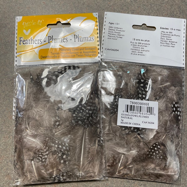 50 Pcs+ - Rooster Saddle Feathers - 2 Inch Strip - Two-tone, Pointy Tip ...