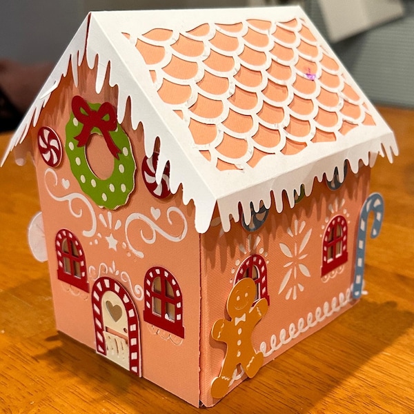 3D Gingerbread House ,merry Christmas Decor, Winter Wonderland House ...