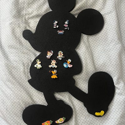Mickey Full Body Pin Board, Mickey Black Pin Board, Mickey Full Body ...