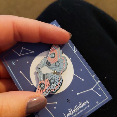 Floral Skull Enamel Pin Creepy Cute, Accessories, Badge, Gifts for Her ...