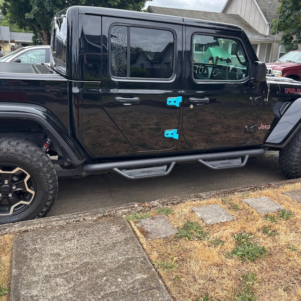 Honeycomb Hex Mesh Pattern Hardtop Window Decal Set - Fits Jeep 2-door ...