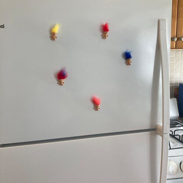 Mini Vintage Troll Magnet - Etsy