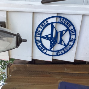 Round Farm Scene Welcome Metal Sign - Etsy