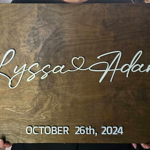 Wedding Welcome Sign, Personalized Wooden Sign, Welcome Sign, Wedding ...