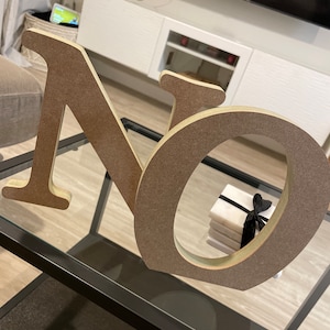 Freestanding Capital MDF Letters Blank MDF Letters Blank Letters for ...