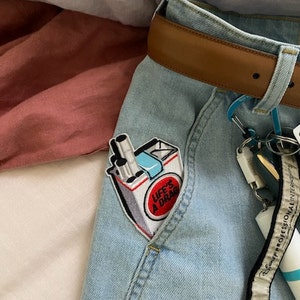 Skull Lego Head Embroidered Patch - Etsy