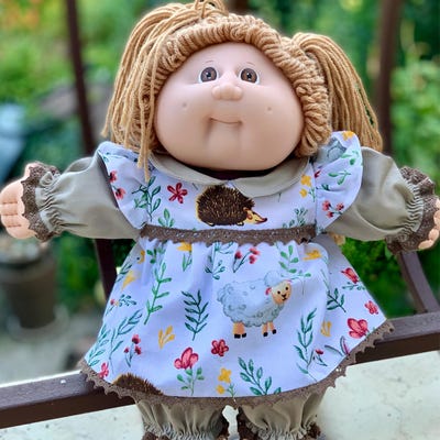 1984 Vintage 18 Soft Sculpture Cloth Doll Pattern Boy Girl Like Cabbage ...