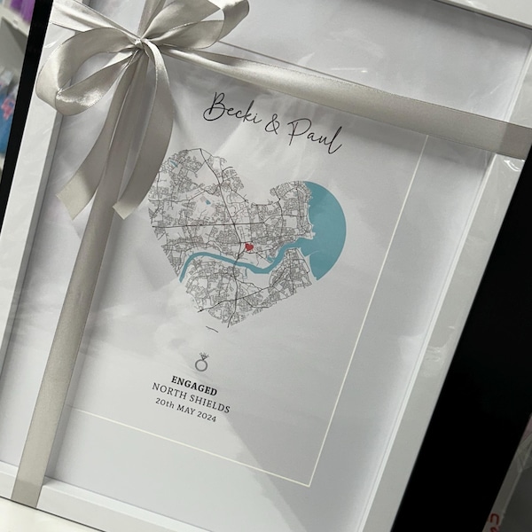 Family and Friends Long Distance Personalised Photo Gift, Moving ...