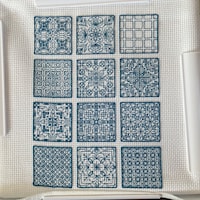 Woven Blackwork Sampler Pattern - Etsy Canada