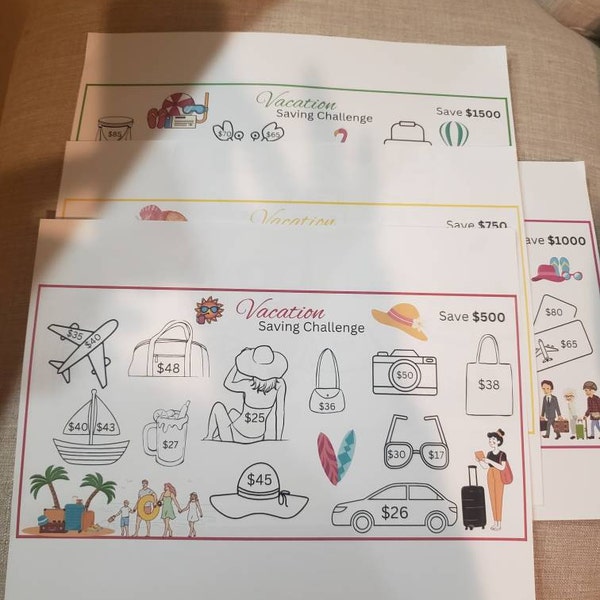 Parrots Saving Challenge Printable Bundle, Mini A6 Low Income Birds ...