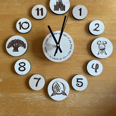 Disney Inspired Clock - Etsy