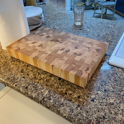 Thick Walnut End Grain Cutting Board/chopping Block. 18x18x3 - Etsy