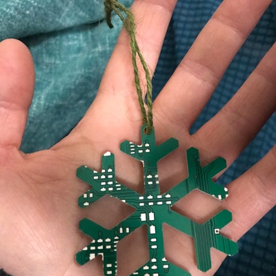 Real Recycled Circuit Board Keyring, PCB Keychain, Upcycled Key Fob ...