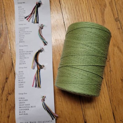 8/4 100% Cotton Rug, Carpet Warp Thread, Twine, Yarn 8 Oz Tube Weaving ...