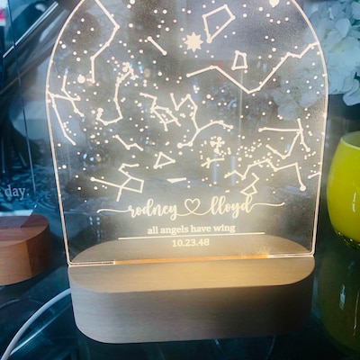 Personalized Photo With Date Night Light, Besties Photo Gifts, Memorial ...