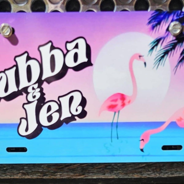 Blood Spatter Scream Queen Halloween Horror Personalized License Plate ...