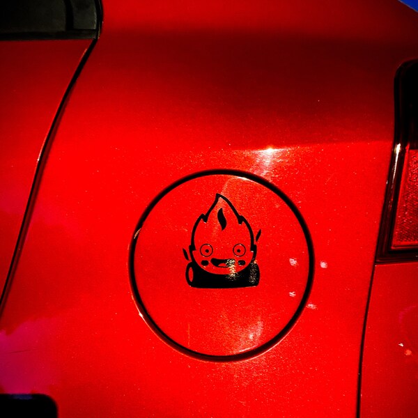Fire Spirit Calcifer - Vinyl Decal Sticker for Wall, Car, Bike, Iphone ...