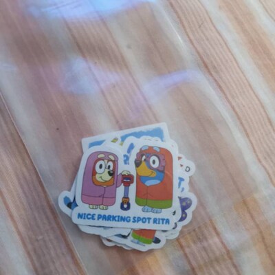 Holographic Bluey Bingo Chattermax Muffin Unicorse Stickers - Etsy