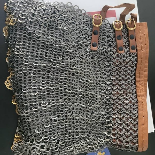 Chainmail Shoulder Jewelry Small Chain Layers Aluminum Rave Outfit ...