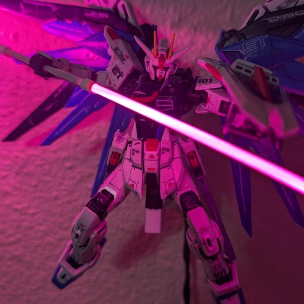 Gundam RG/HG 1/144 Scale Floating Display Shelf. Action Figure Stand ...