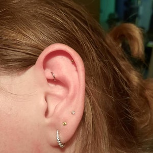 18G/20G 5mm SUPER TINY Cartilage Hoop 5mm Hinged Clicker - Etsy