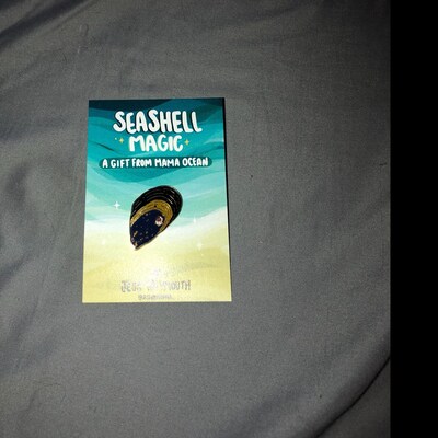 Seashell Pin Enamel Pin Hard Enamel Shell Ocean 1.125 - Etsy